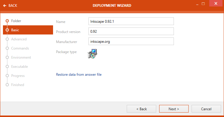 Deployment > Export Using RMS