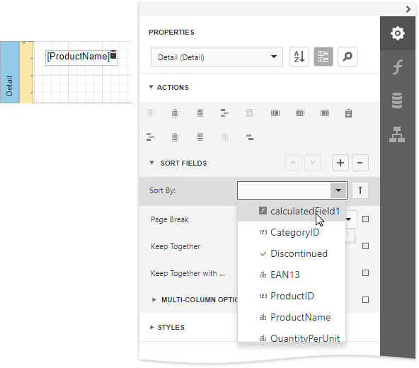 Designing Reports Shape Report Data Group And Sort Data Sort Data By A Custom Field 6858